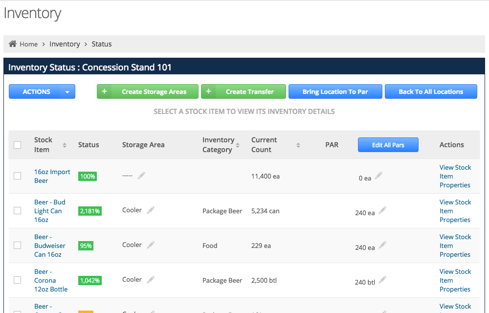 How to Use the Inventory Status Page – Clover Sport Help Center